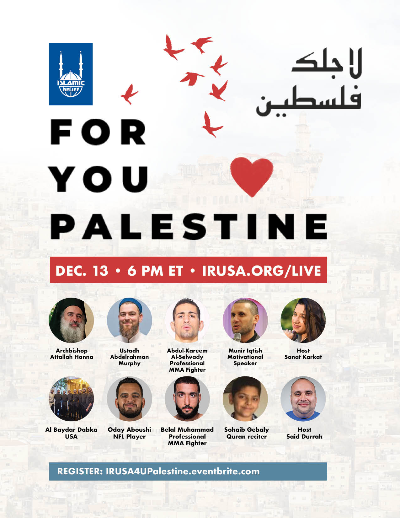 For you, Palestine لاجلك فلسطين - Islamic Relief USA