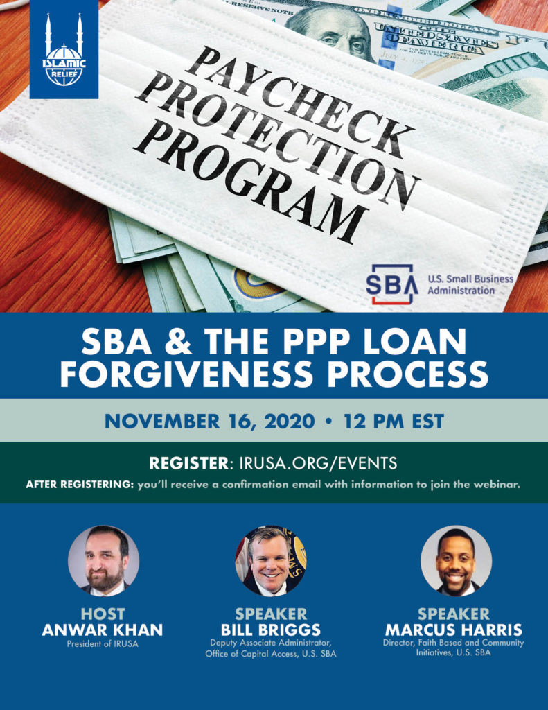 SBA & The PPP Loan Forgiveness Process - Islamic Relief USA